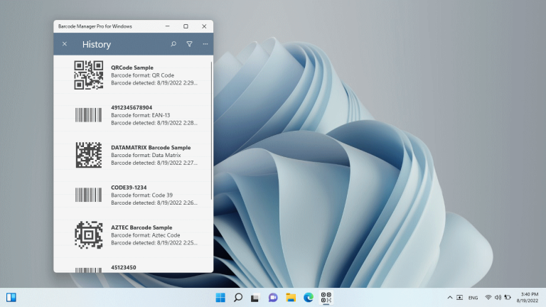 Barcode Manager Pro for Windows | Products | Blueyacht Software