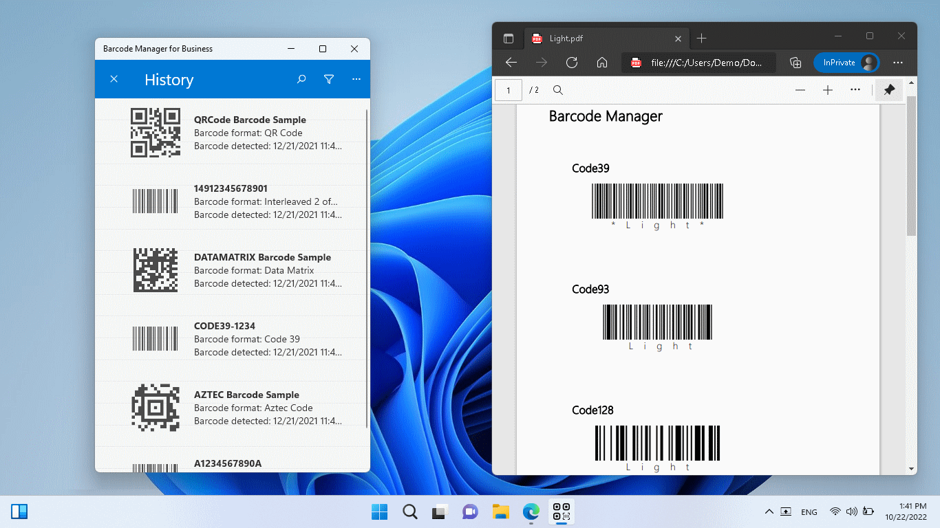 Barcode Manager for Business | Products | Blueyacht Software